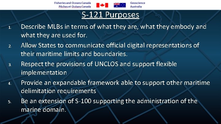 IHO S121 Standards on Maritime Limits and Boundaries