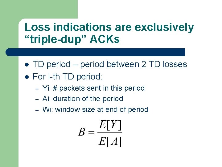 Modeling Tcp Throughput Jeng Lung Web Tp Meeting