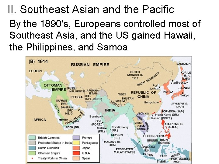 Chapter 13 New Global Patterns French political cartoon