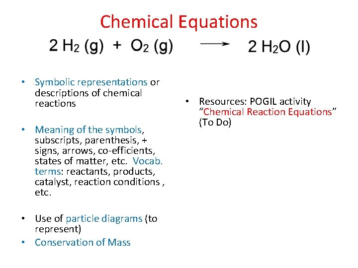 The Basics of Stoichiometry and Mole Calculations References
