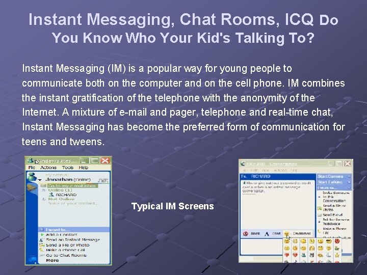 The Parental Authority to Be Involved l A