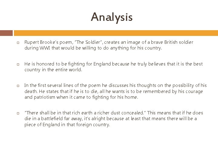THE SOLDIER Project by Jordan Brock English IV