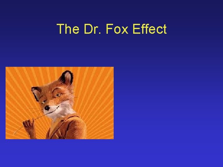 Creating Effective Presentations Robert C Lowe M D