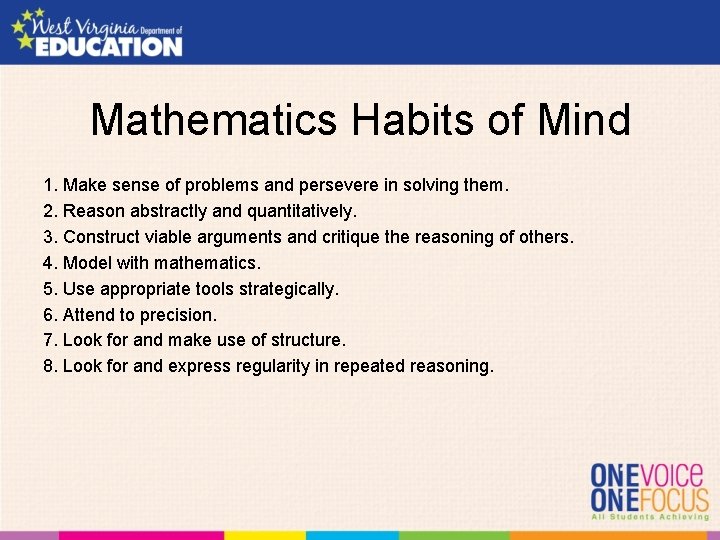 Number Talks How to Integrate the Mathematical Habits