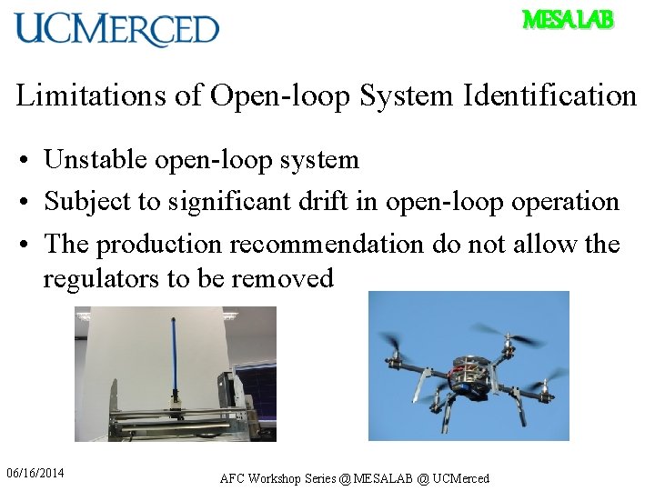 MESA LAB Indirect Approach for Closedloop System Identification