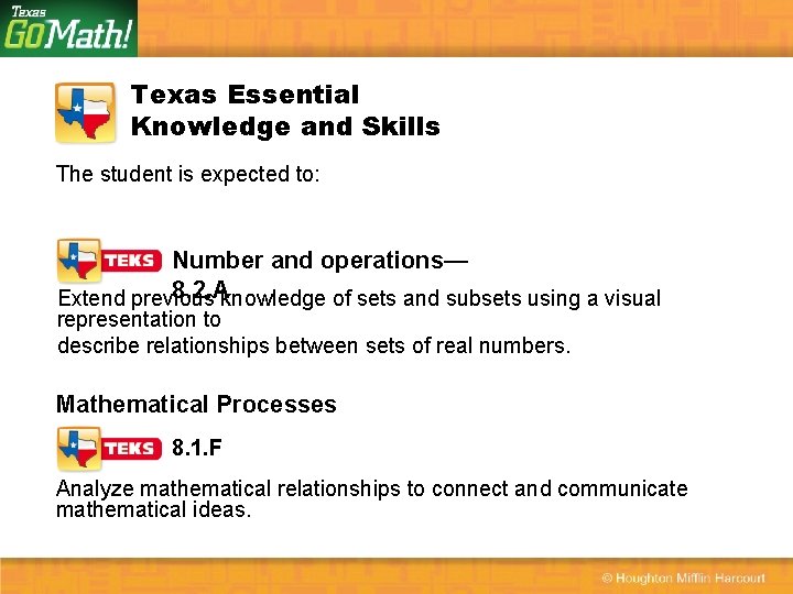 LESSON 1 2 Sets of Real Numbers How