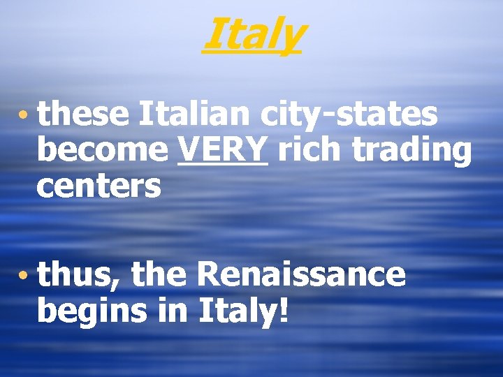 The Renaissance Rebirth Increased Trade Mongols take over