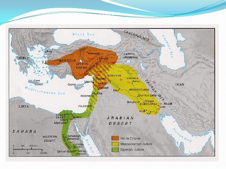 The Mediterranean The Middle East 2000 500 B
