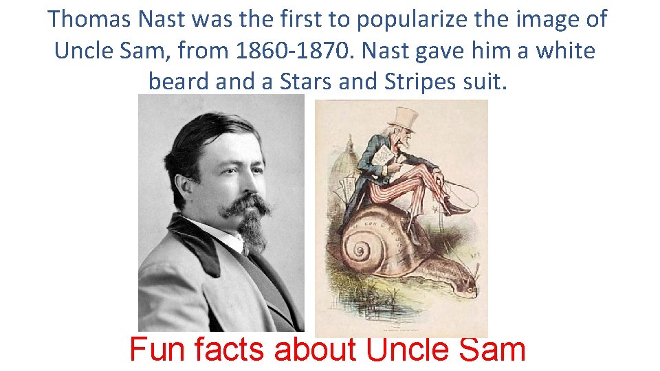 Fun Facts About Uncle Sam By Cara Edenfield
