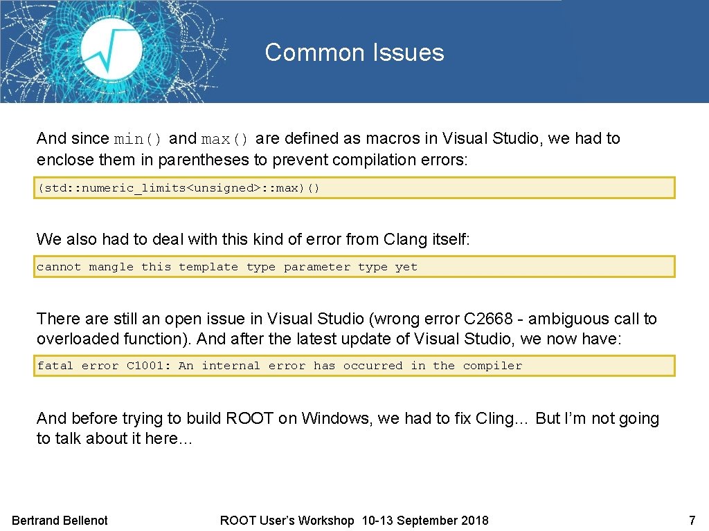 ROOT 6 on Windows Finally Bertrand Bellenot CERN