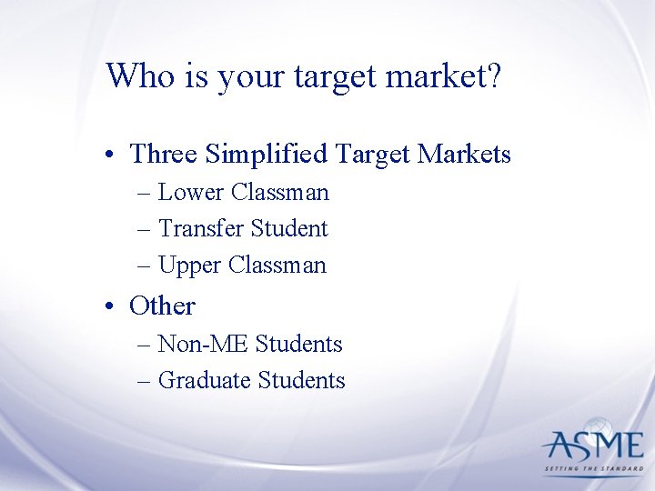 Student Section Marketing Mark Lazzaro About Me University