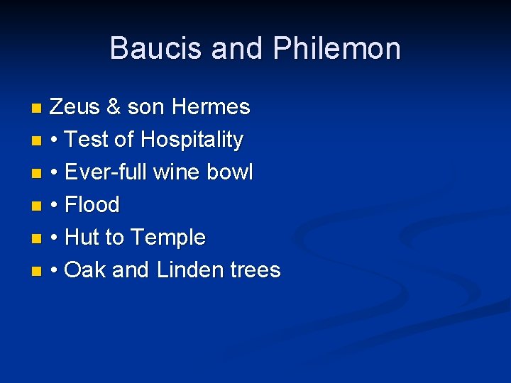 Whos Who on Mount Olympus A Brief Background