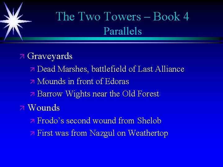 Lord of the Ring The Two Towers BOOK