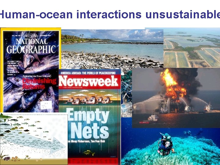 Managing the global ocean as a system role