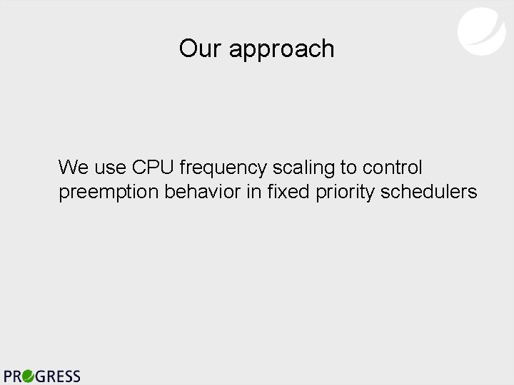 Reducing the Number of Preemptions in RealTime Systems