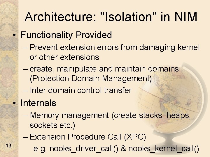 Improving the Reliability of Commodity Operating Systems Proc