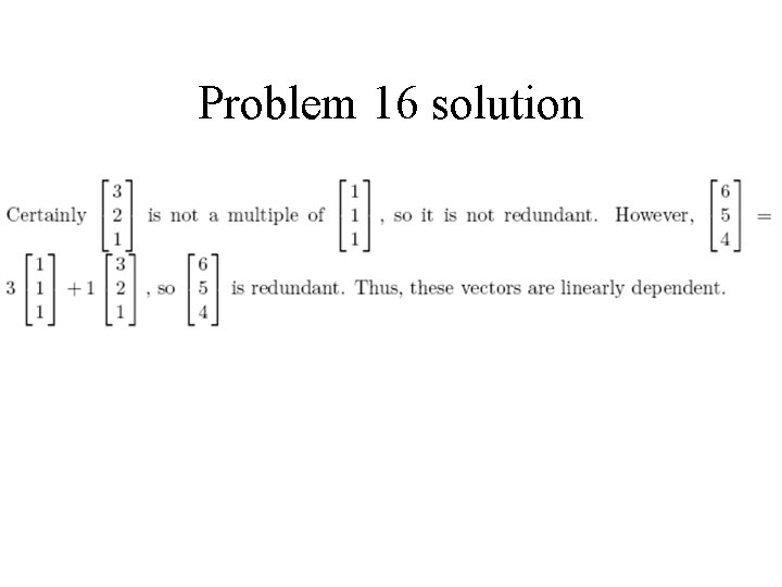 3 2 Bases and Linear Independence Every year