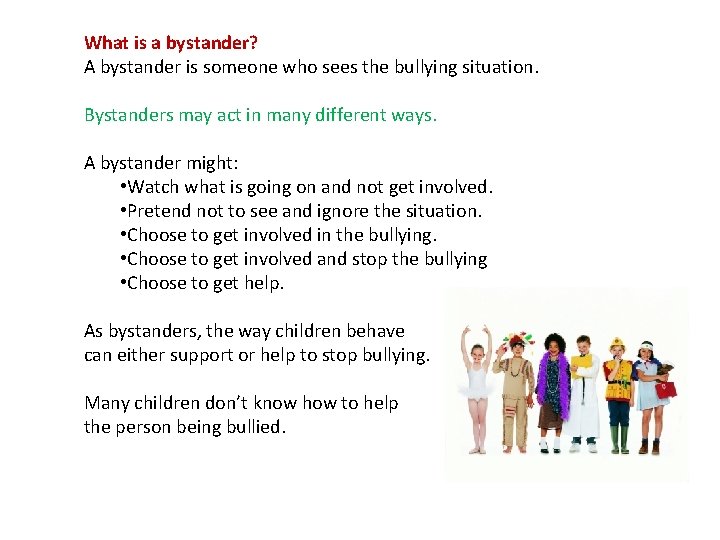 Everyone plays a part Antibullying How to be