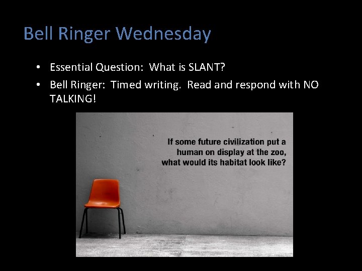 AVID Week 4 91012 Bell Ringer Monday Essential