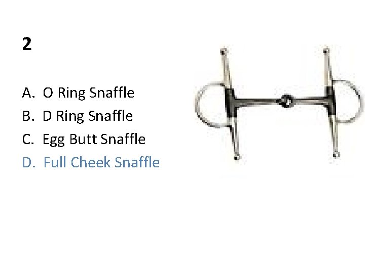 Tack ID Practice Bits 1 A B C