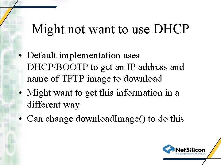 NETOS Bootloader Overview Requirements How to Build How