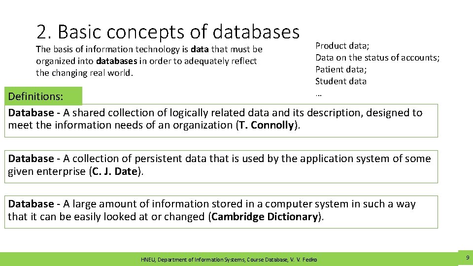Topic 1 Introduction Database Systems Basic Concepts And