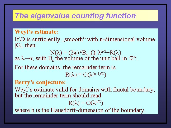 THE MOMENTS OF THE EIGENVALUE DISTRIBUTIONS OF GENERALISED