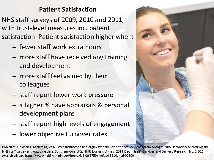 How healthcare staff wellbeing and burnout affect patient