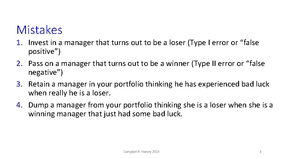 Detecting Repeatable Performance full with appendix Campbell R
