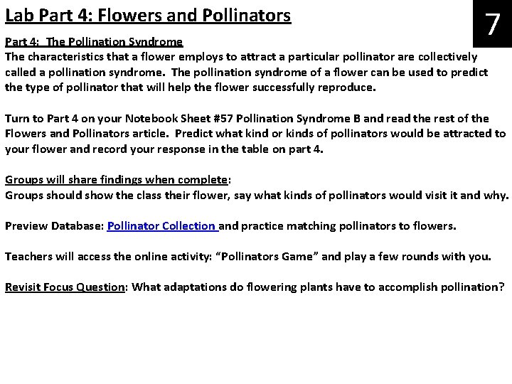 Plants Week 9 Booklet Living vs NonLiving Foss