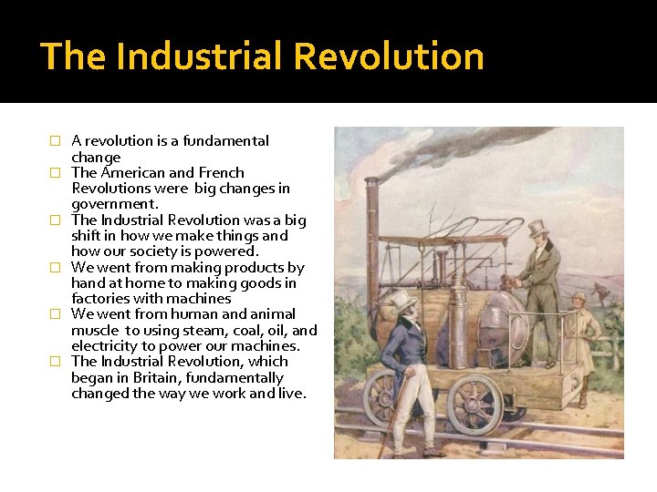 1750 1850 The Industrial Revolution in Britain The