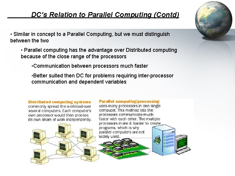 COSC 3 P 93 Seminar Distributed Computing Brandon