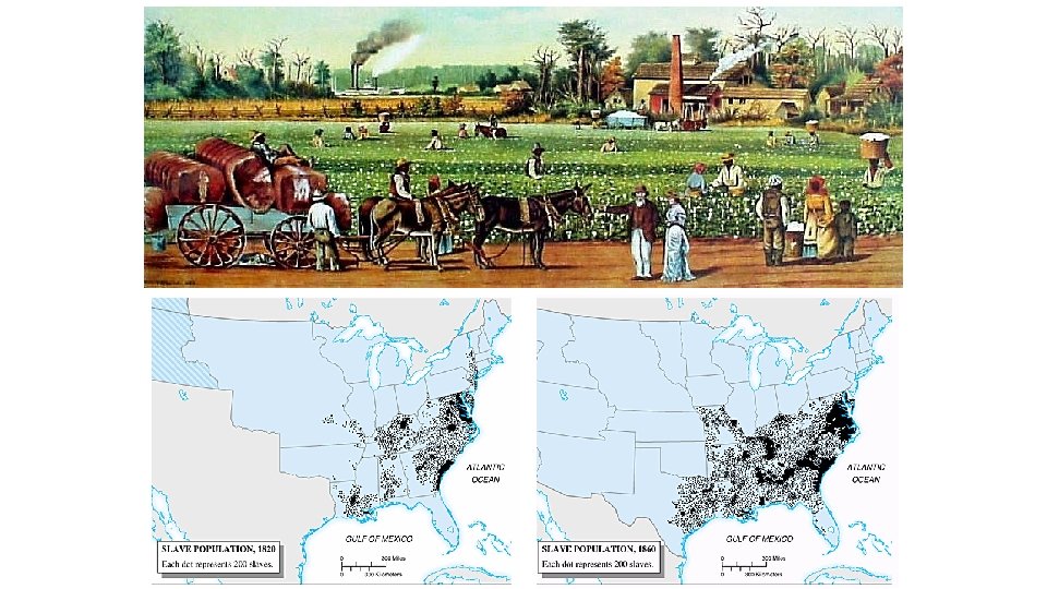 From 1800 1860 the North and South became