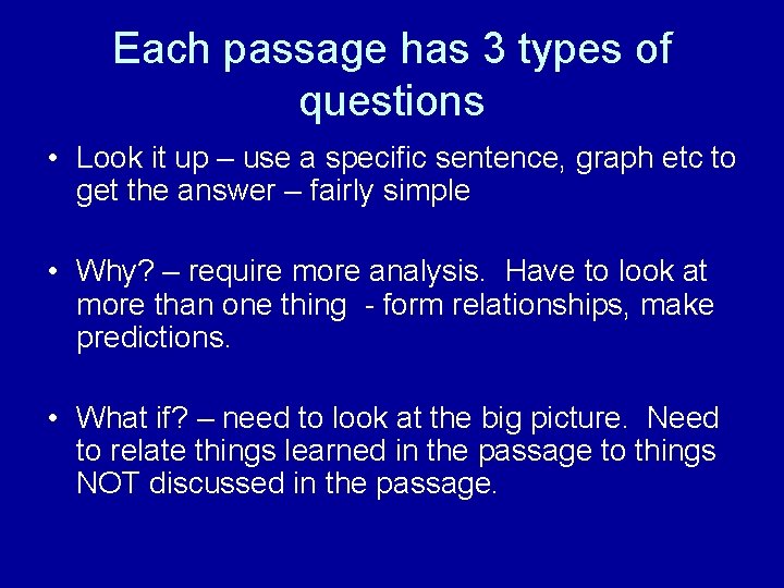 TACKLING THE ACT SCIENCE REASONING TEST STEP BY