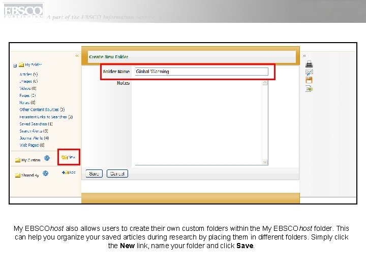 My EBSCOhost Tutorial support ebsco com Welcome to