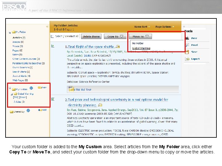 My EBSCOhost Tutorial support ebsco com Welcome to