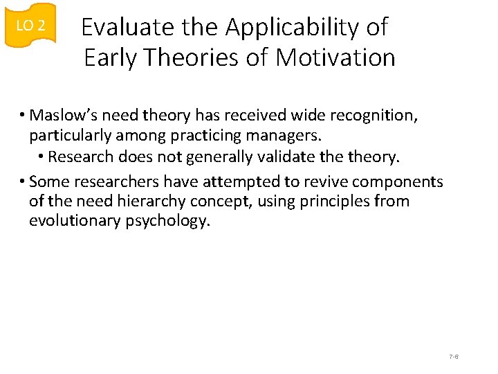 Lesson 7 Motivation Concepts 7 1 Learning Objectives