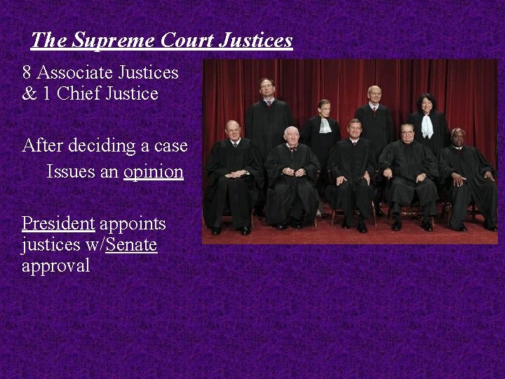 After a suit is brought to the Court