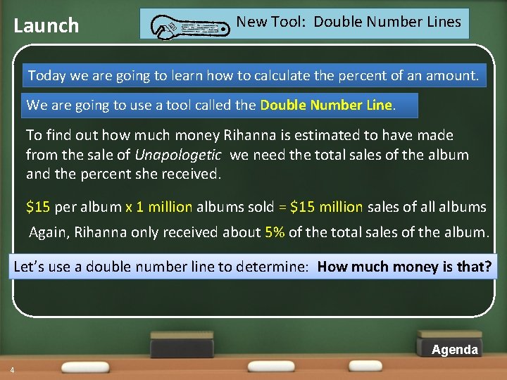 Solving Percent Problems with a Double Number Line