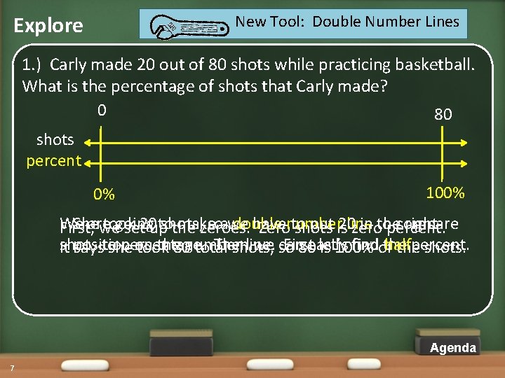 Solving Percent Problems with a Double Number Line