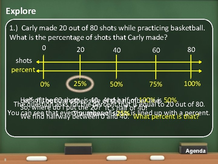 Solving Percent Problems with a Double Number Line