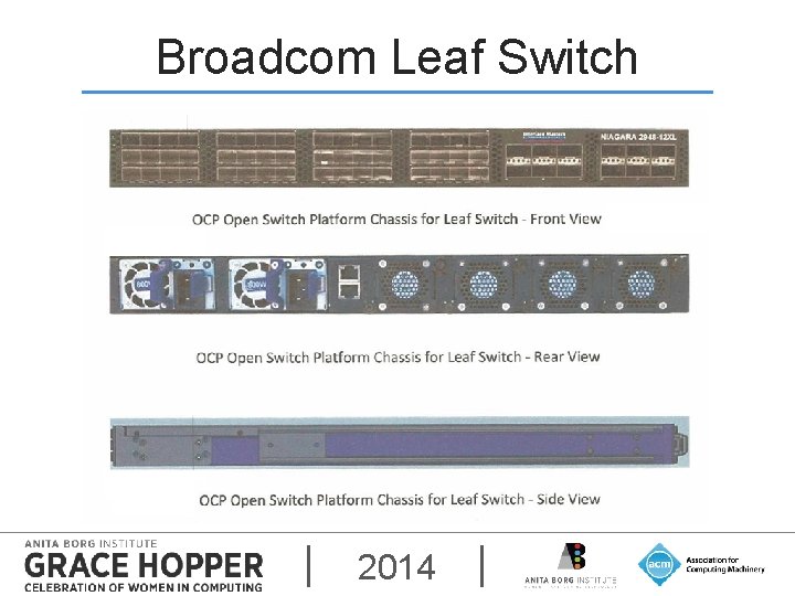 GHC 14 Redefining the Data Center WhiteBox Networking