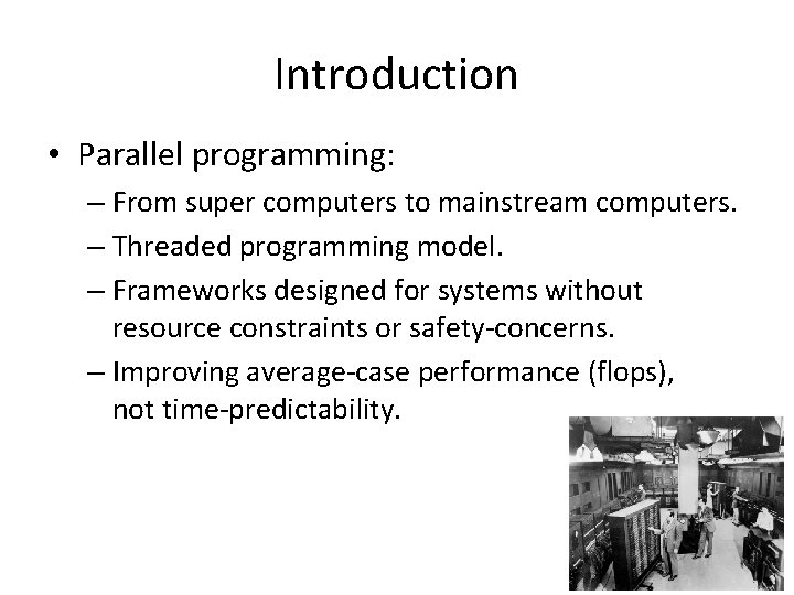 Parallel Programming and Timing Analysis on Embedded Multicores