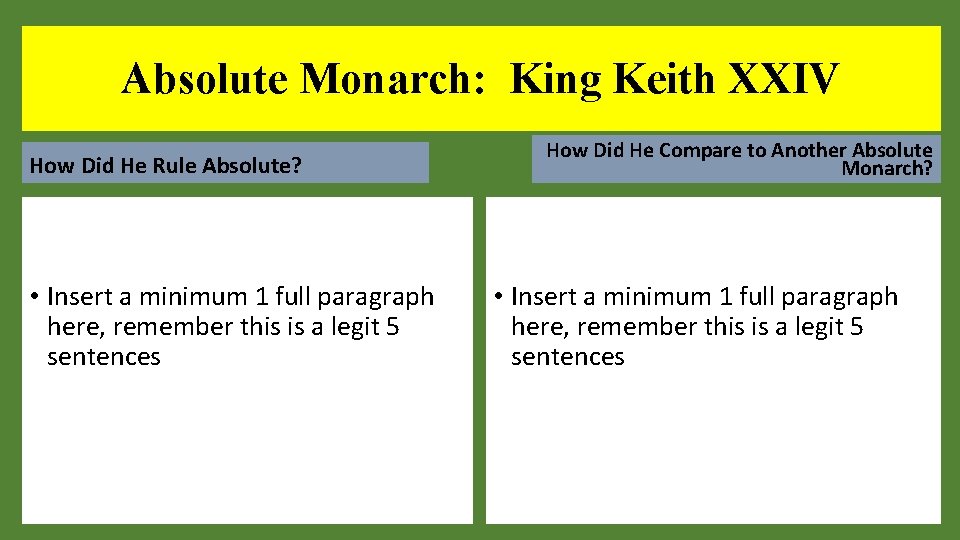 Age of Absolutism The Enlightenment Power Point Project