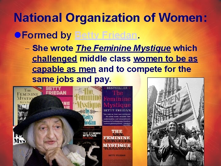 Expanding Civil Rights The Womens Liberation Movement 1950s