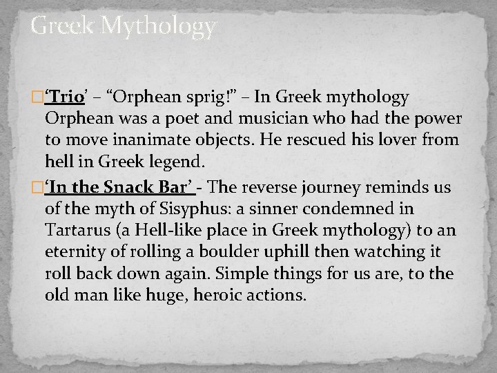 8 Mark Question Edwin Morgan This can be