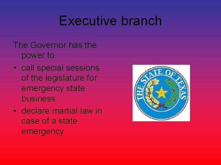 The Three Branches of Texas State Government Structured