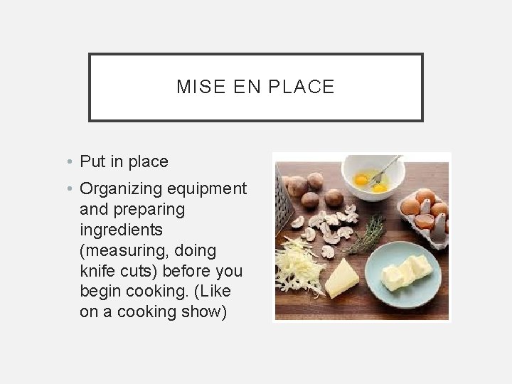 KITCHEN BASICS Strand 1 VISUAL NOTE TAKING SMALL