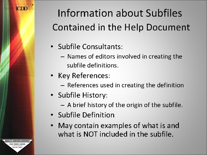 The Sub File Search In this tutorial the