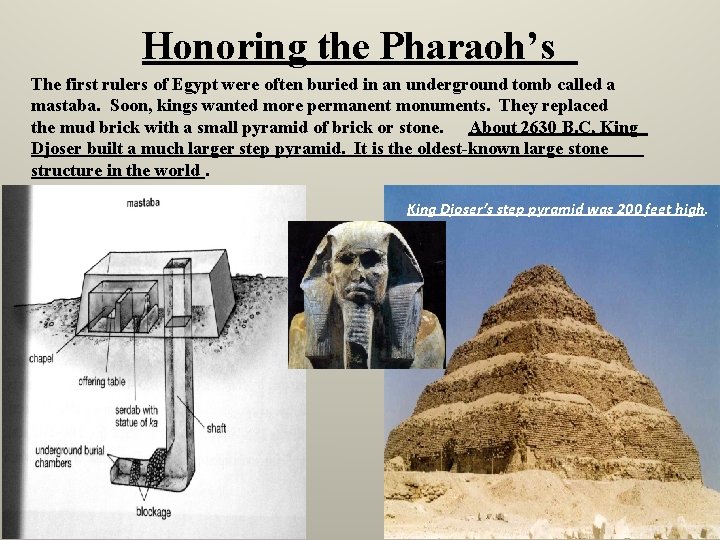 The Pyramid Builders The Old Kingdom Historians believe